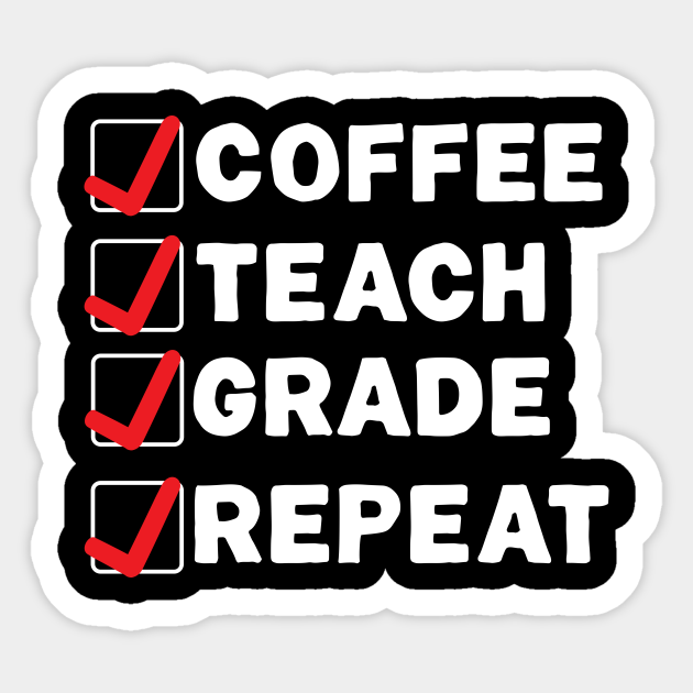 Teach Teach Sticker Teepublic